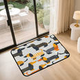Herdesigns Dachshund Dog Outside Doormat, Waterproof Indoor Outdoor ...