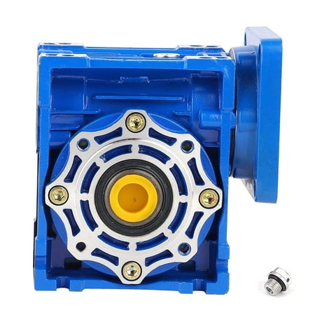 Worm Gear Gearbox NMRV40 Worm Gear Speed Reducer Reduction Ratio 100:1 ...