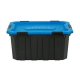 HART 24 Gallon Water Resistant Latching Heavy Duty Plastic Storage Bin ...