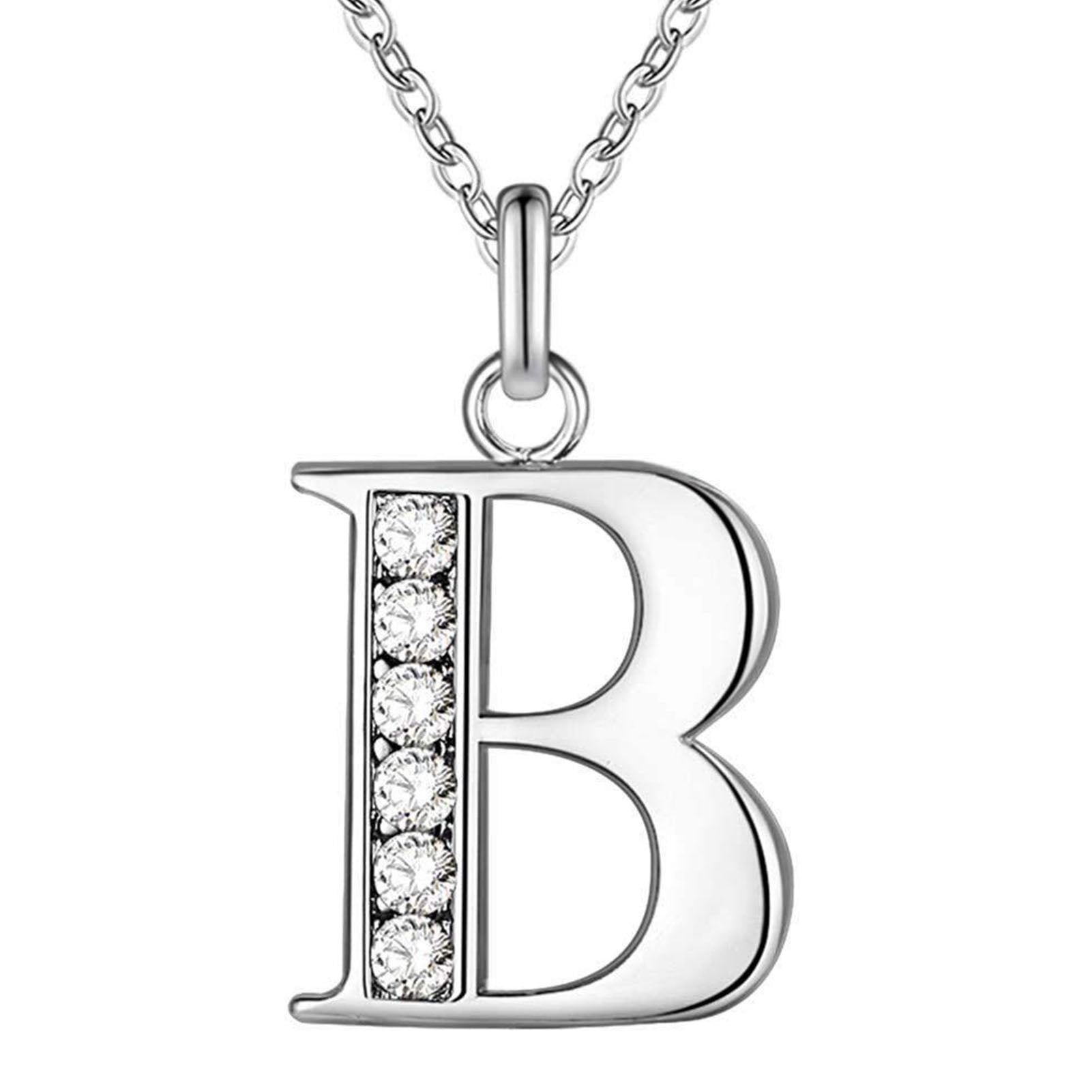 Click here for Gashomeca Metal Necklace necklace B Letter Design... prices