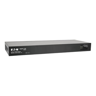 Tripp Lite NetCommander 8-Port Cat5 1U Rack-Mount 1+1 User Console KVM ...