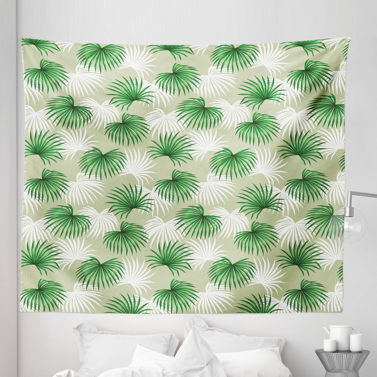 Leaf Tapestry, Tropical Leaf of Palm Tree Livistona Rotundifolia Island ...