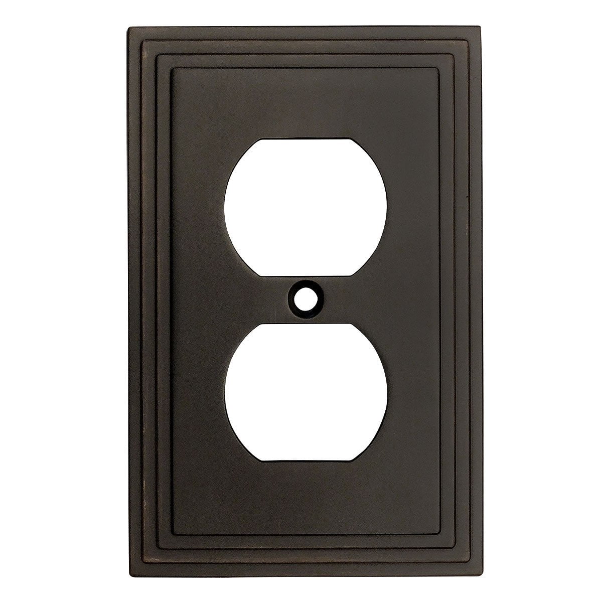 Cosmas 25026-ORB Oil Rubbed Bronze Single Duplex Electrical Outlet Wall ...