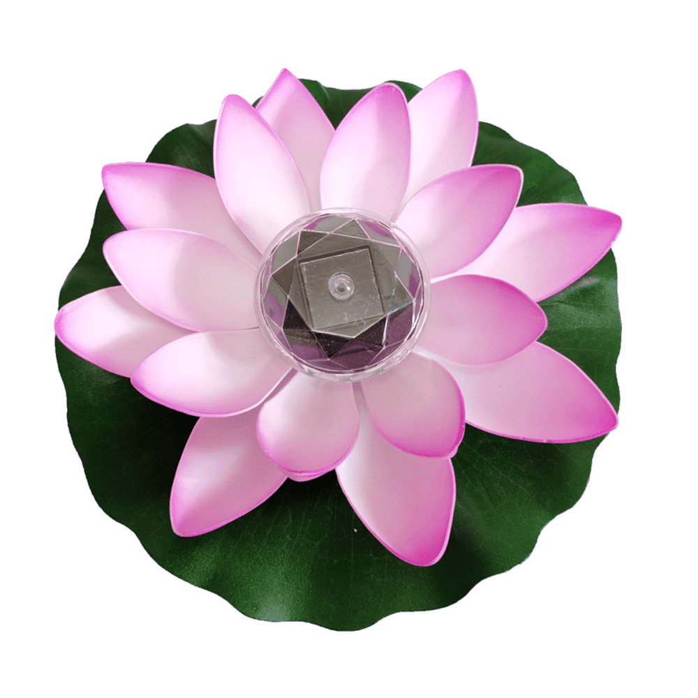 Solar Lotus Light, Garden Lights Decorative Desktop Ground Patio ...