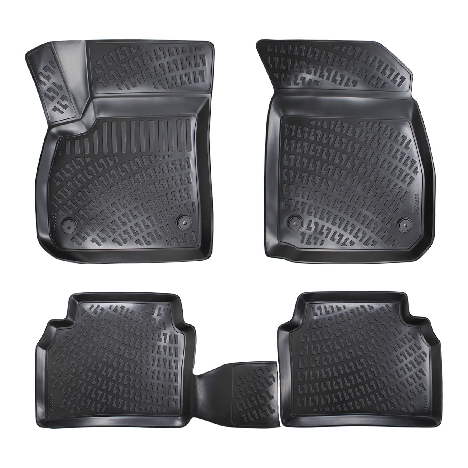 Croc Liner Floor Mats Front and Rear All Weather Custom Fit Floor Liner ...