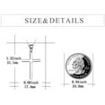 Cross Necklace Sterling Silver Pendant for Men Women 20'' - Walmart.com