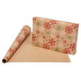 American Greetings Winter Wrapping Paper, Red, Green and Kraft (4-Rolls ...