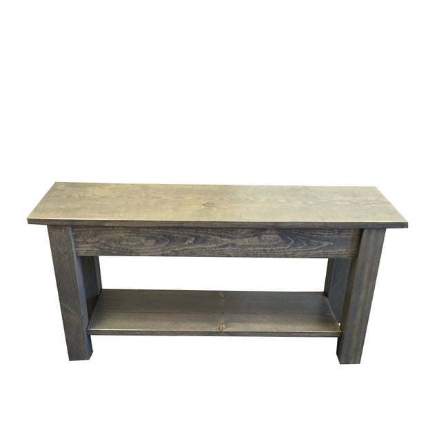 CAPE COD BENCH WITH SHELF-36 - Walmart.com