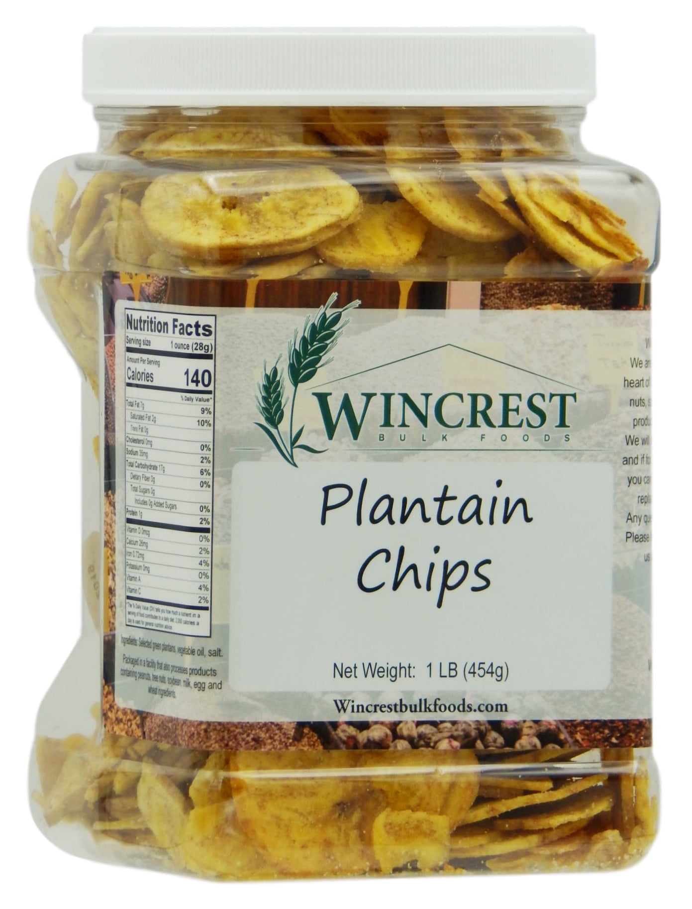 Plantain Chips - 1 Lb Tub - Walmart.com