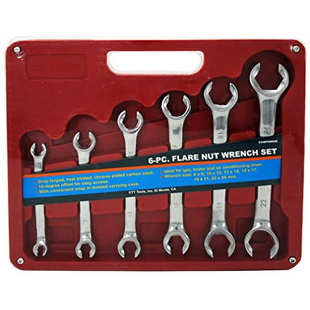 6-pc. Flare Nut Wrench Set - Metric - Walmart.com