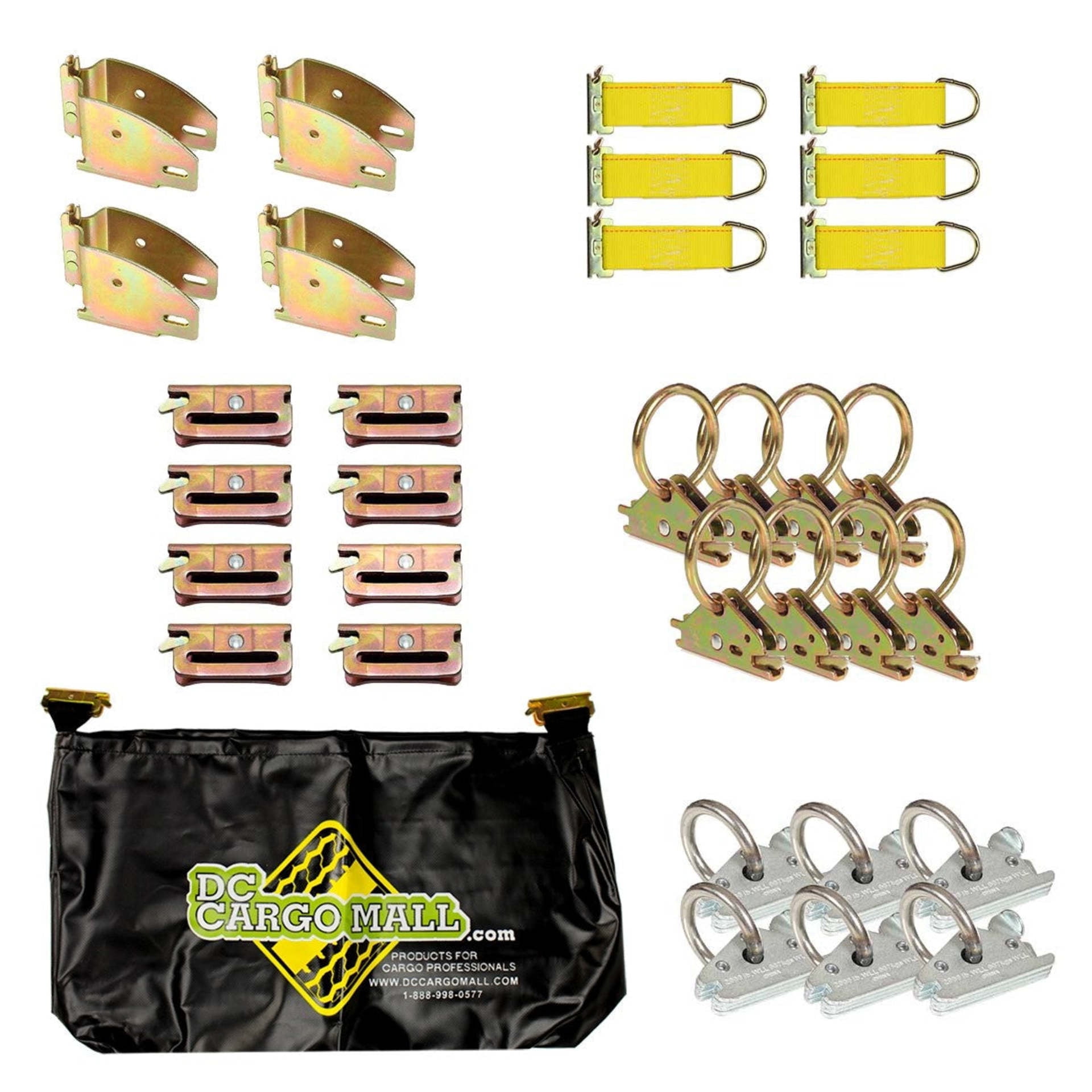 DC Cargo Mall E Track Tie-Down Kit - 32 Pieces: E-Track Accessories & E ...