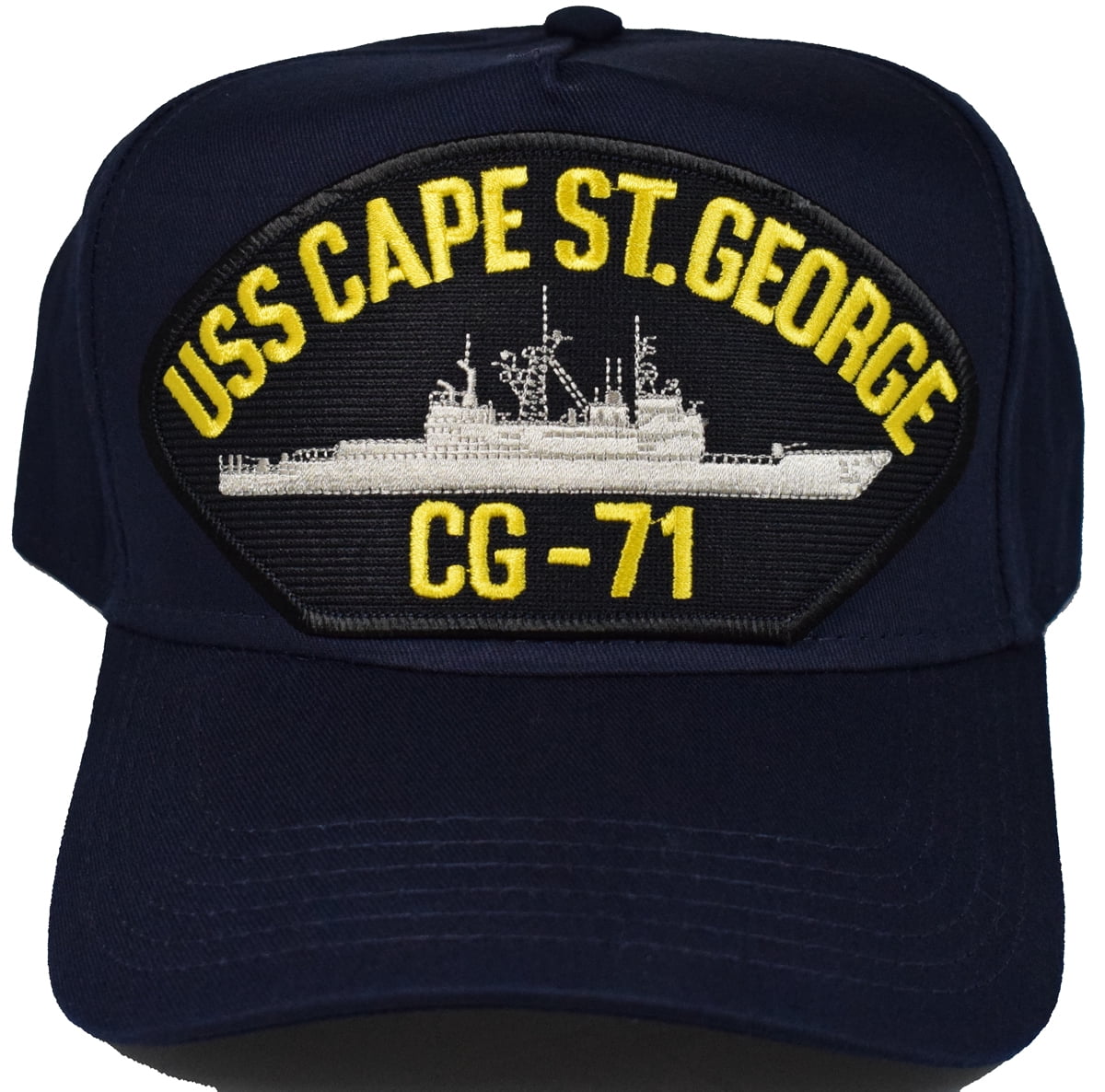 USS CAPE ST. GEORGE CG-71 HAT - NAVY BLUE - Veteran Owned Business ...