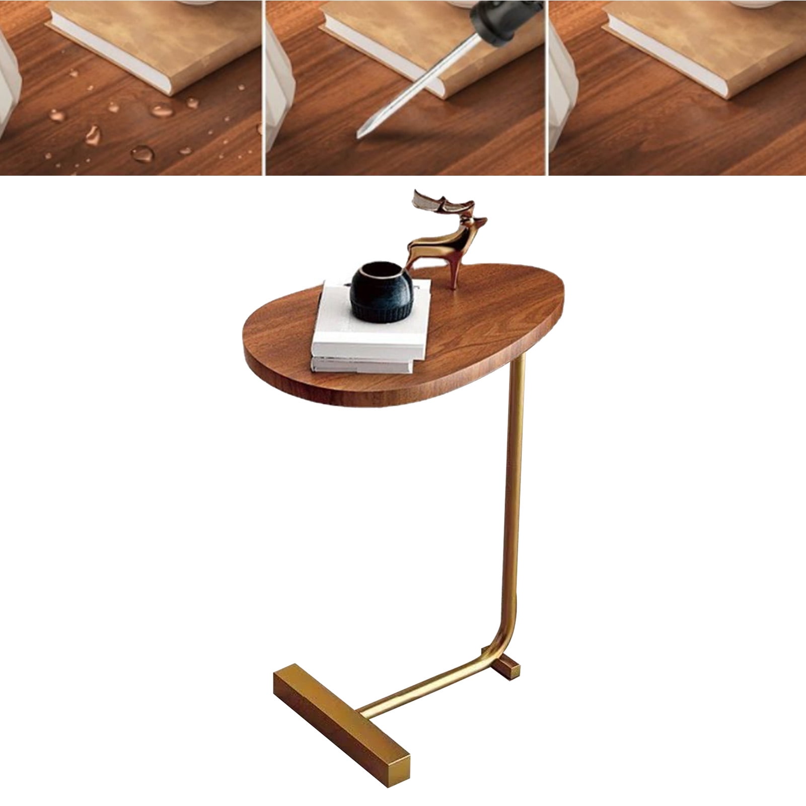 Click here for Fugacal C Shaped Side Table  Metal Frame Modern Sm... prices