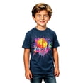 Basketball Shirt For Boys Basketball in Basket Net T-Shirt (Navy1 6-7 ...
