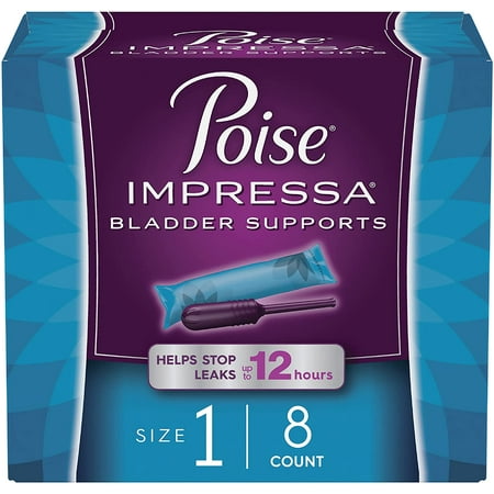 Poise Impressa Incontinence Bladder Supports for Bladder Control, Size ...