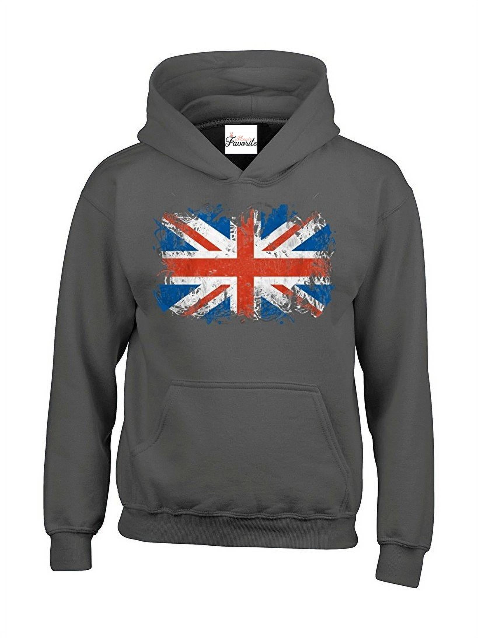 Mens Plus Sweatshirts and Hoodies - Union Jack British Flag - Walmart.com