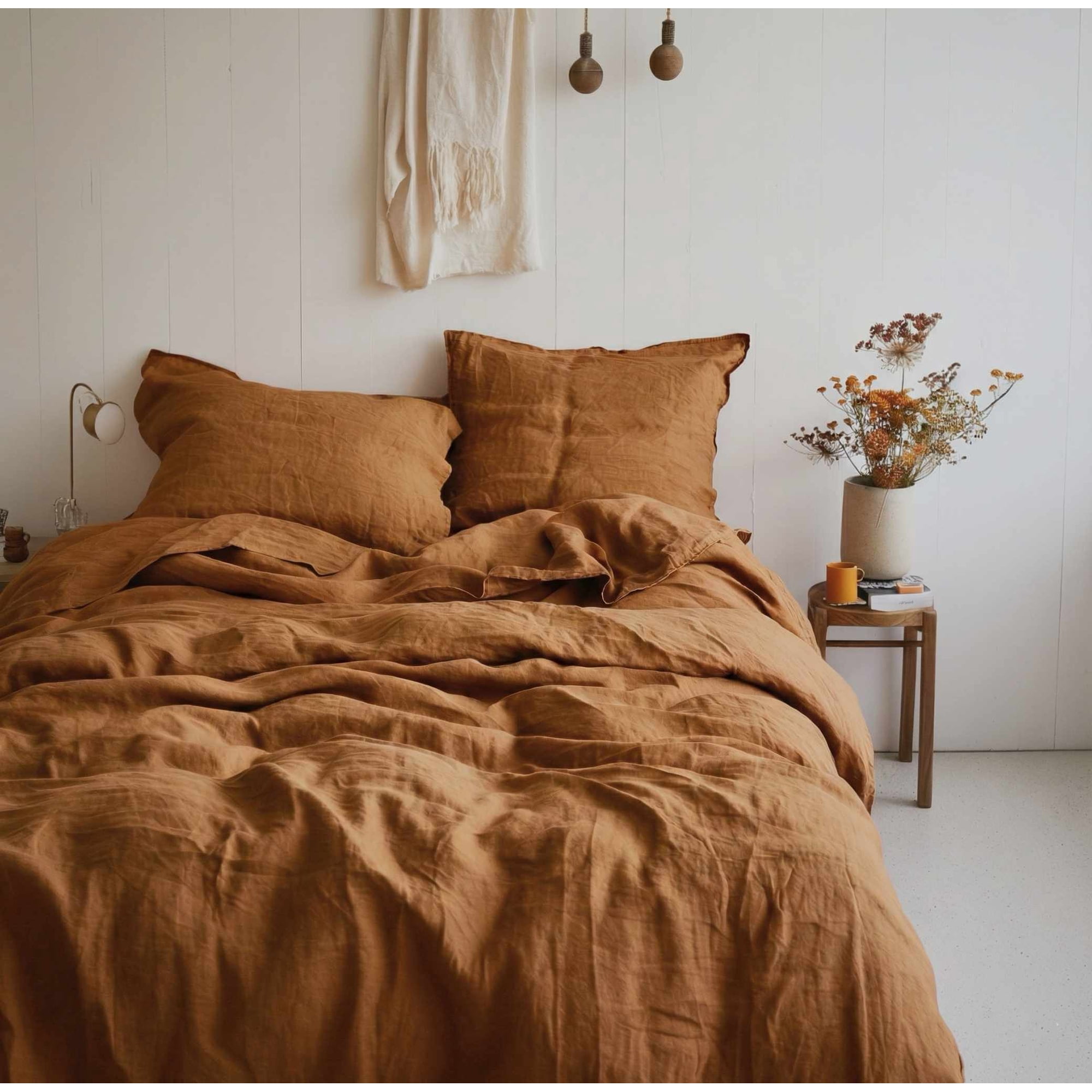 Click here for Q Vita Reversible Linen Duvet Cover Bedding Set  Q... prices