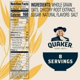 (6 pack) Quaker Fiber Instant Oatmeal, Maple Brown Sugar, 35% Daily ...
