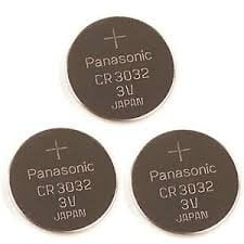 Panasonic Battery, Lithium Button Cell Br3032- Br 3032 (3 Pieces ...