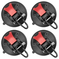 4 PCS Heavy Duty Suction Cup Hooks for Camping, Car, RV, Window ...