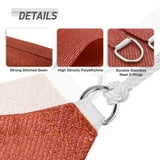 EAGLE PEAK Sun Shade Sail Rectangle Canopy 8' x 12' UV Block Awning for ...
