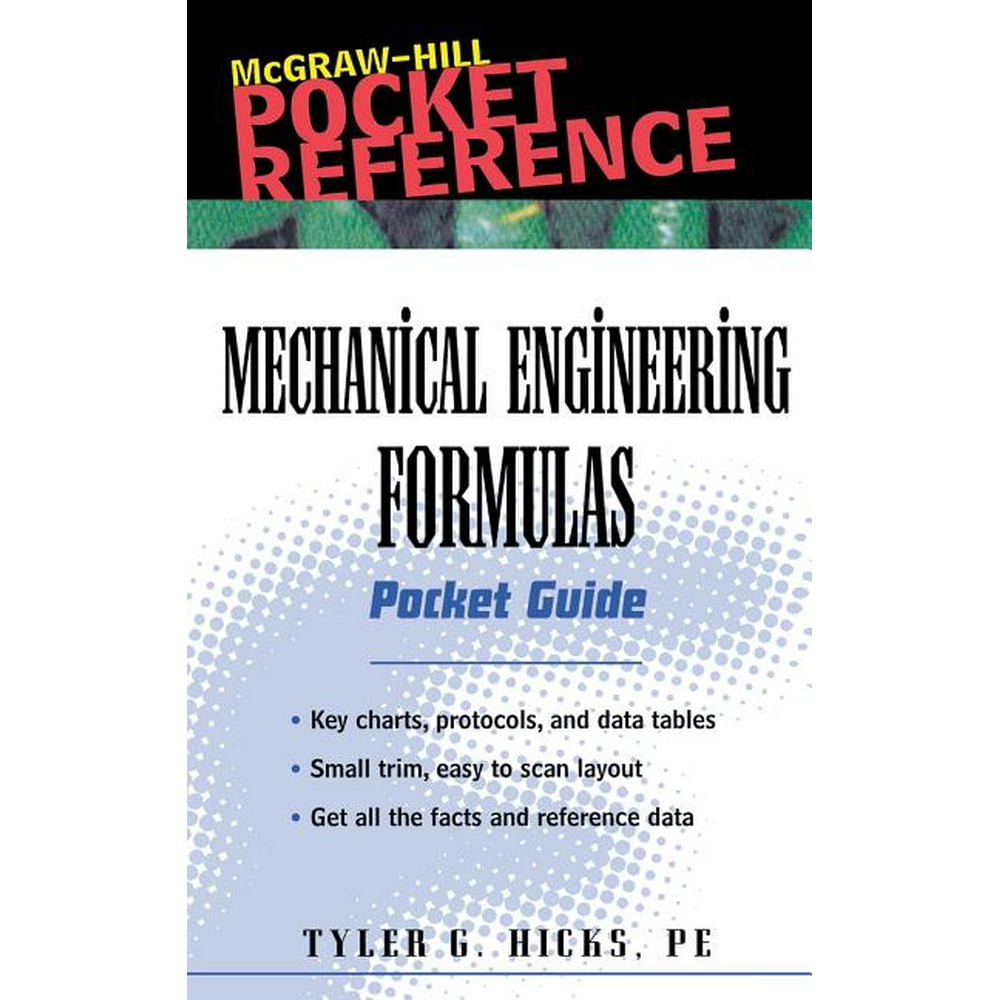 McGraw Hill Pocket Reference Mechanical Engineering Formulas Pocket mcgraw-hill-pocket-reference-mechanical-engineering-formulas-pocket