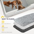 Dog Bed PawHut Whelping Box for Dogs with Waterproof Whelping Pad, Dog ...