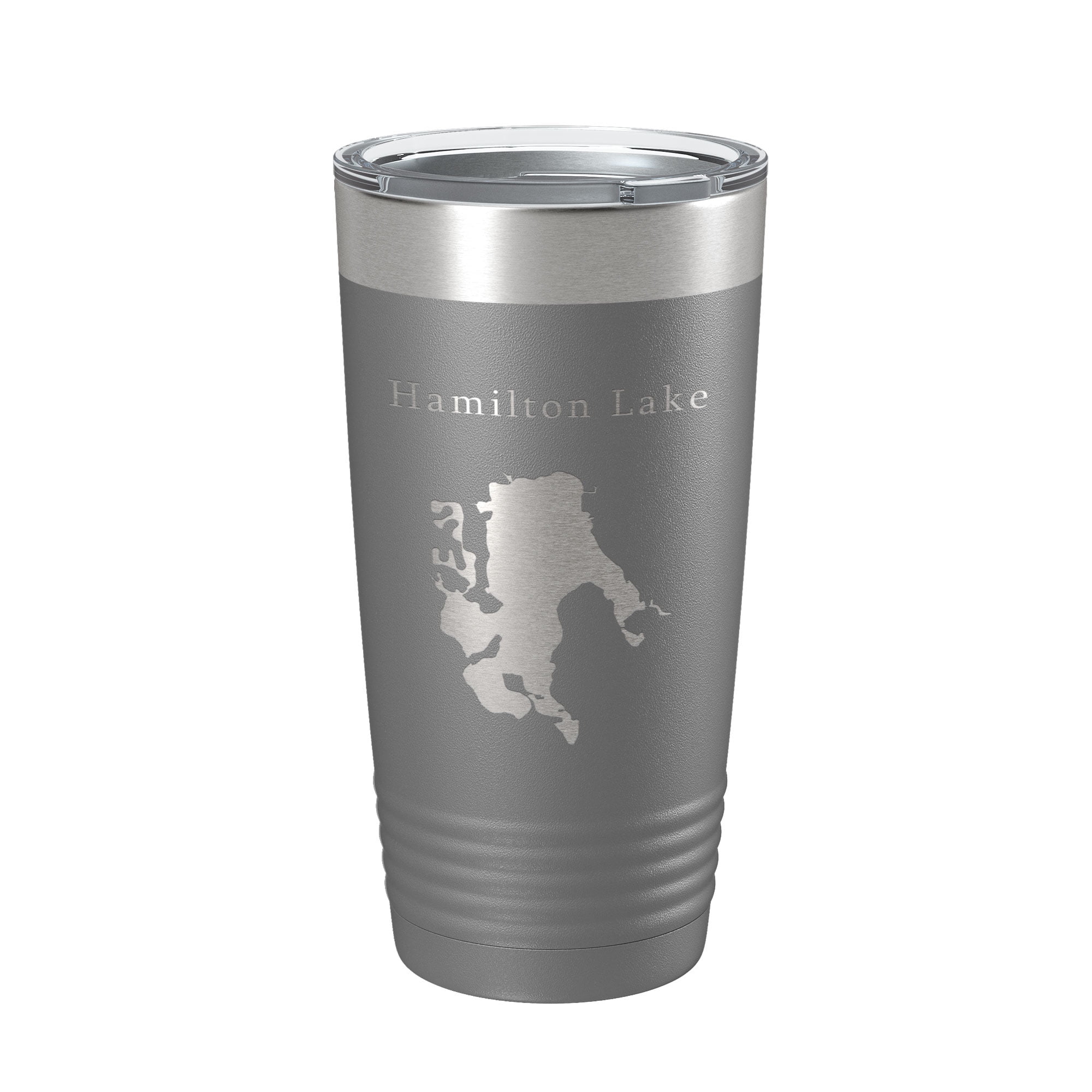 Hamilton Lake Map Tumbler Travel Mug Insulated Laser Engraved Coffee ...