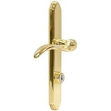 LARSON Storm Door Handle Set, Revere Mortised Brass, Keyed Deadbolt ...
