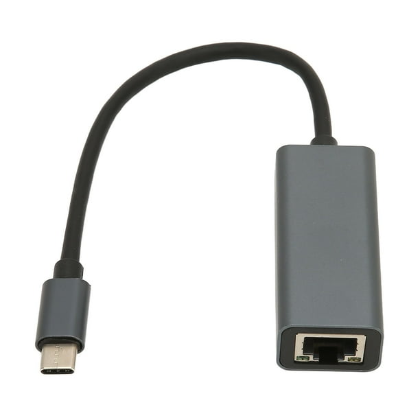 Adaptador USB C a Ethernet, adaptador USB C a RJ45 R Ethernet, tarjeta ...