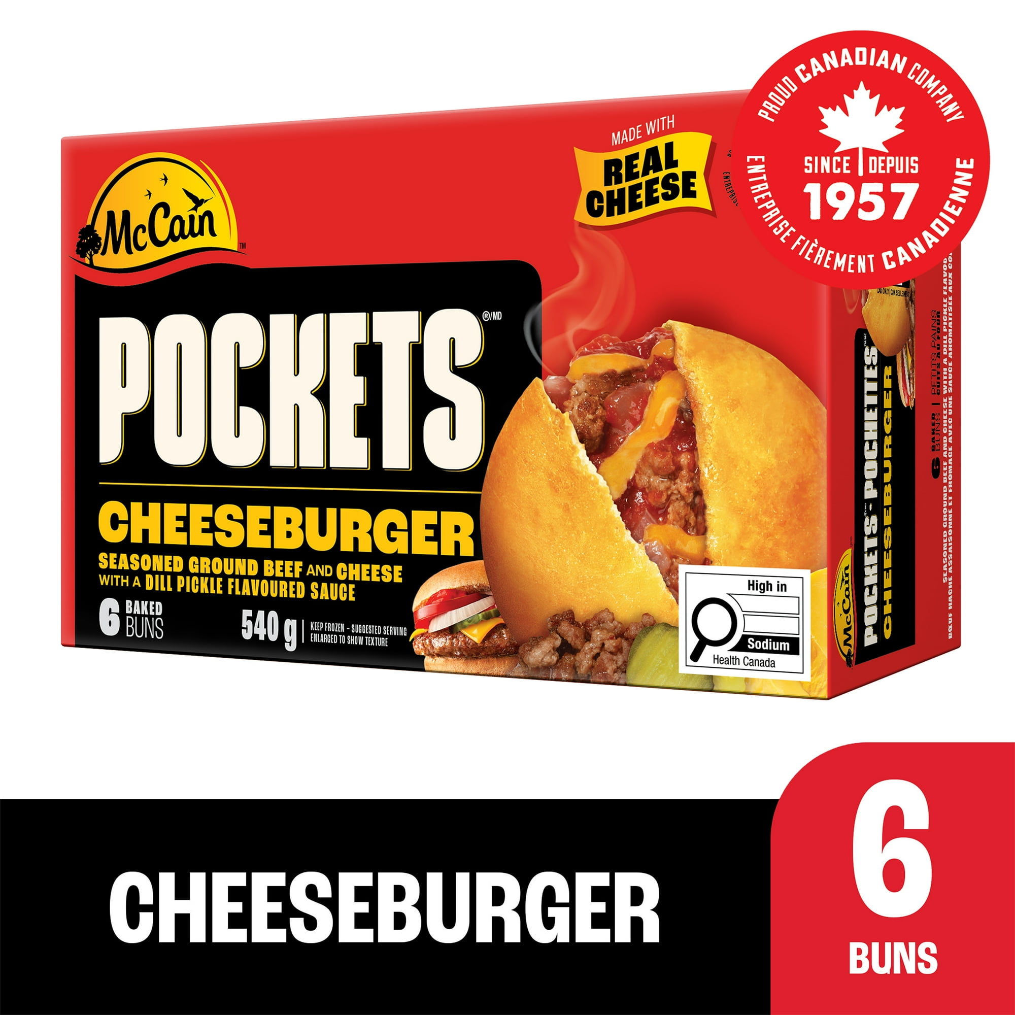 Click here for Mccain Pockets Cheeseburger  6 Pack  Made In Canad... prices