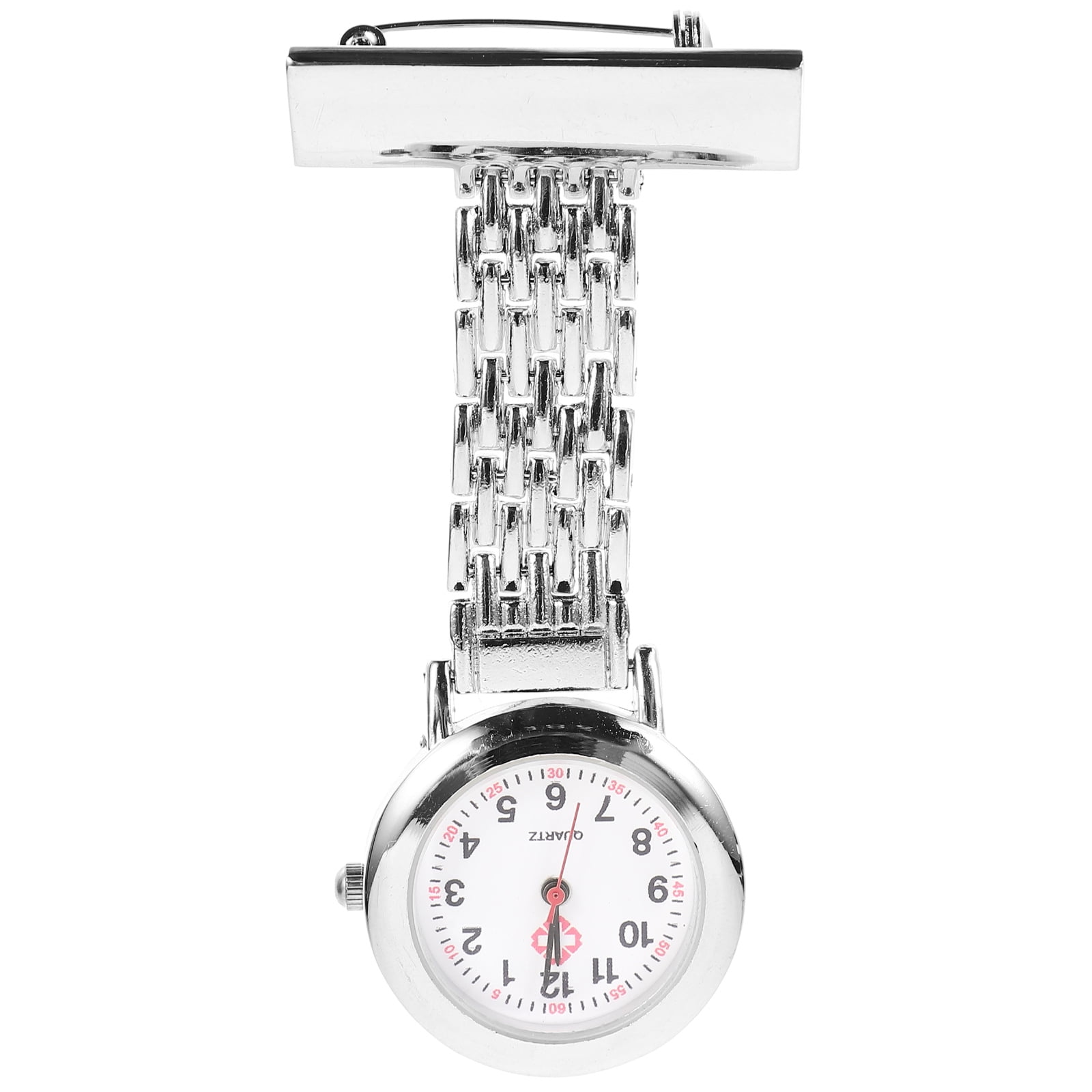 Deepcraff 1pc Creative Pocket Watch Pretty Nursing Watch Practical Nurse Clip Watch Other 9.8x3cm