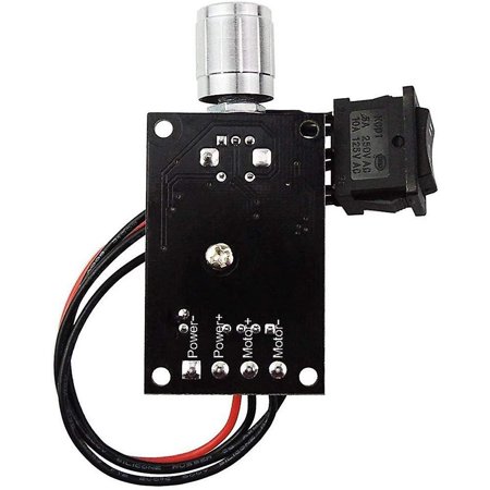 2 Pieces 6v 12v 24v 3a Dc Motor Speed Controller (pwm) Adjustable ...