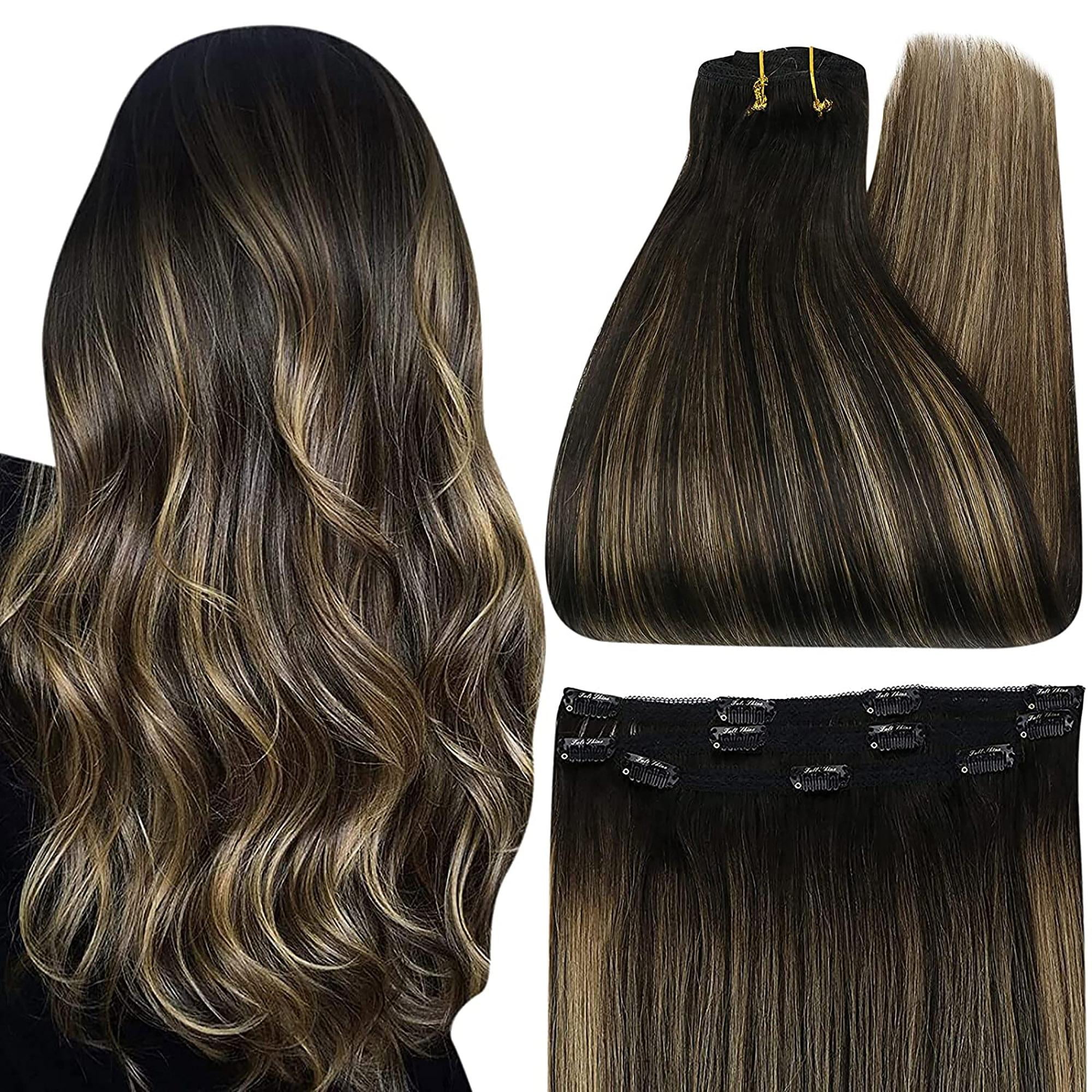 18 Inch Clip In Hair Extensions Before And After