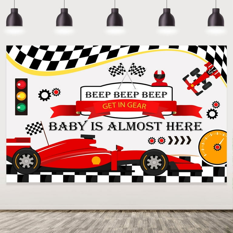 Race Car Theme Baby Shower