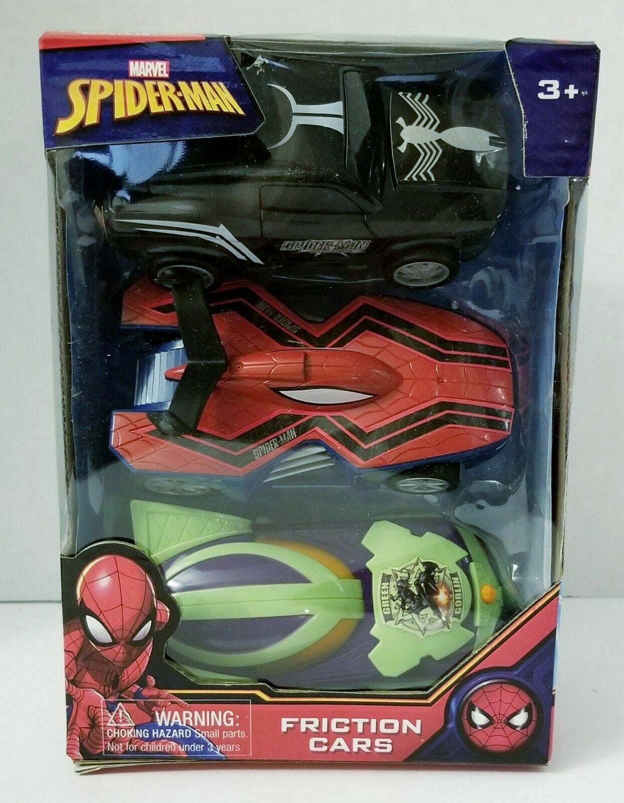 Marvel Avengers Spiderman, Venom, and the Green Goblin Set of 3 ...