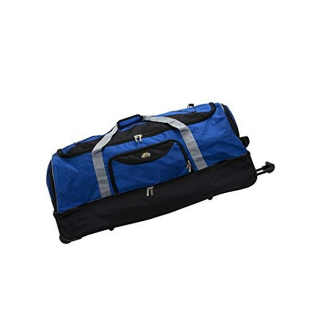 40 in. Drop Bottom Rolling Duffle Bag, Navy - Walmart.com