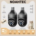 4MP Bulb Security Camera, Wireless Indoor, 360-Degree Panoramic Motion ...