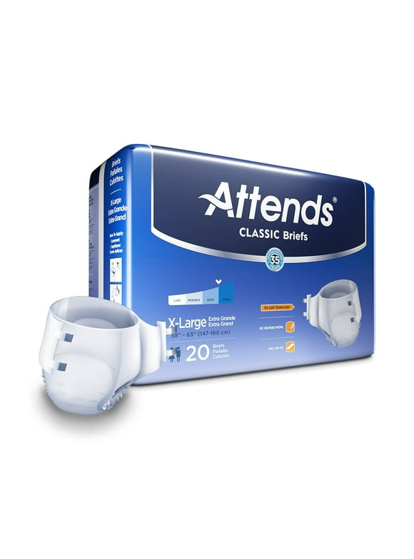 Attends Adult Diapers in Incontinence - Walmart.com