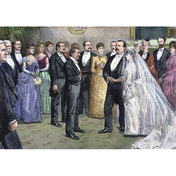 Grover Cleveland Wedding Npresident Grover Clevelands Marriage To