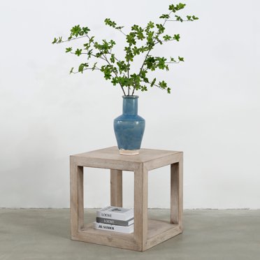 Oriental Furniture Korean End Table with 3 Drawers, Asian, Oriental ...