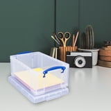 Really Useful Box 9L Storage Container w/Snap Lid & Clip Lock Handles ...