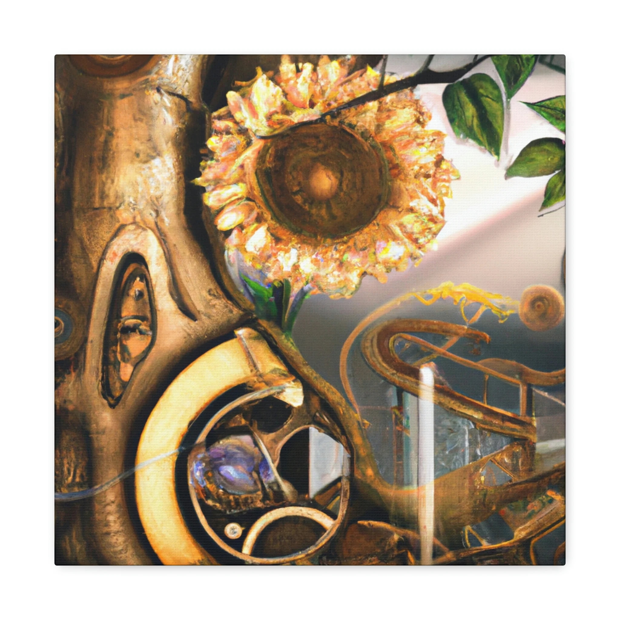 Sunflower Steampunk Splendor - Canvas - Walmart.com