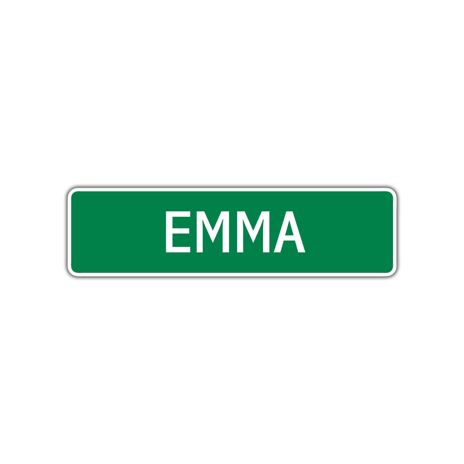 Emma Girls Children Name Letter Printed Label Indoor Outdoor Unique ...
