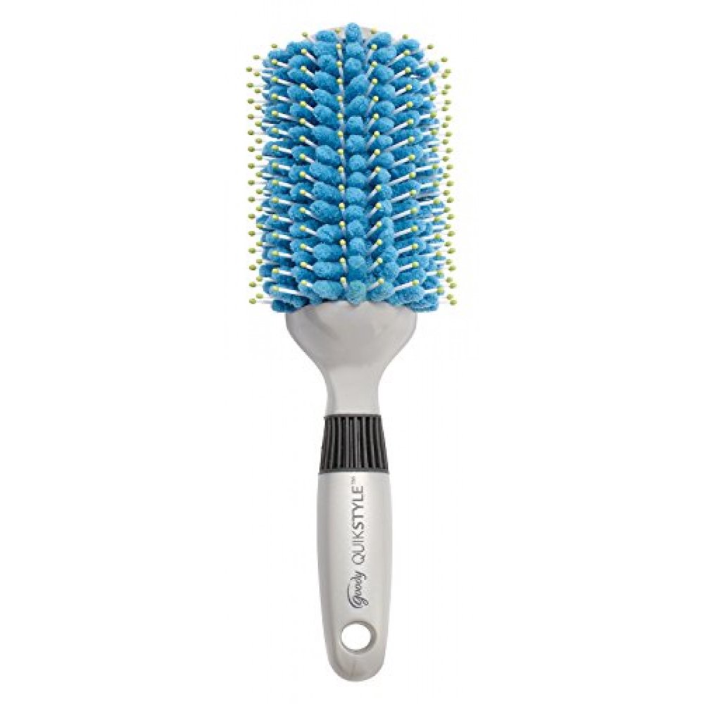 Goody - QuikStyle half round brush, Color: Blue / Silver - Walmart.com ...