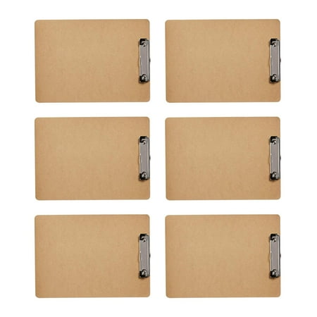 6 Pack A4 Presse-Papiers Dossier de Fichier Carton Dur avec Clip Profil ...