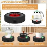 LASIEYO Mini Cooktop Induction Burner, Electric Heater Stove Round Hot ...