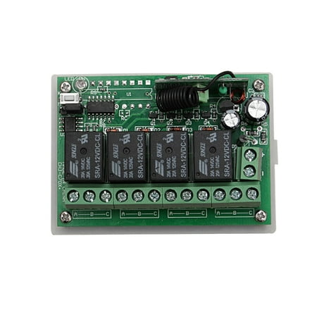 Remote Controller 12V 4-key Garage Gate Window Curtain 4-key remote ...