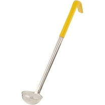 Winco 2-Ounce Stainless Steel Soup Ladle with Non-Slip Red Handle ...