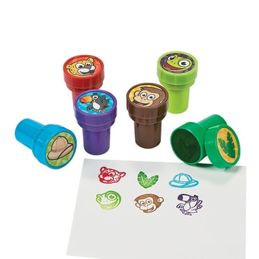 Zoo Animal Stamps (2Dz) - Stationery - 24 Pieces - Walmart.com